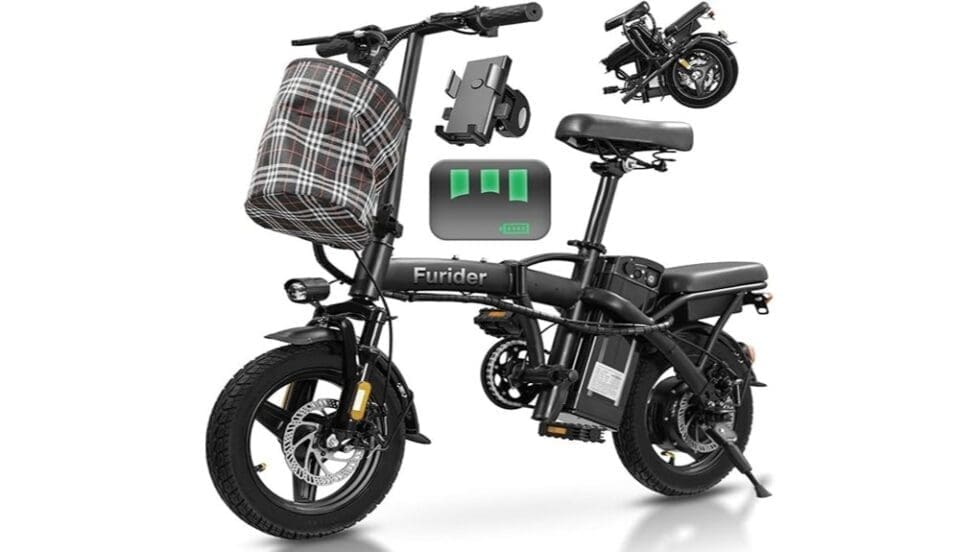 Electric Bike for Adults Teens Commuter City Folding eBike (Model T5 ...